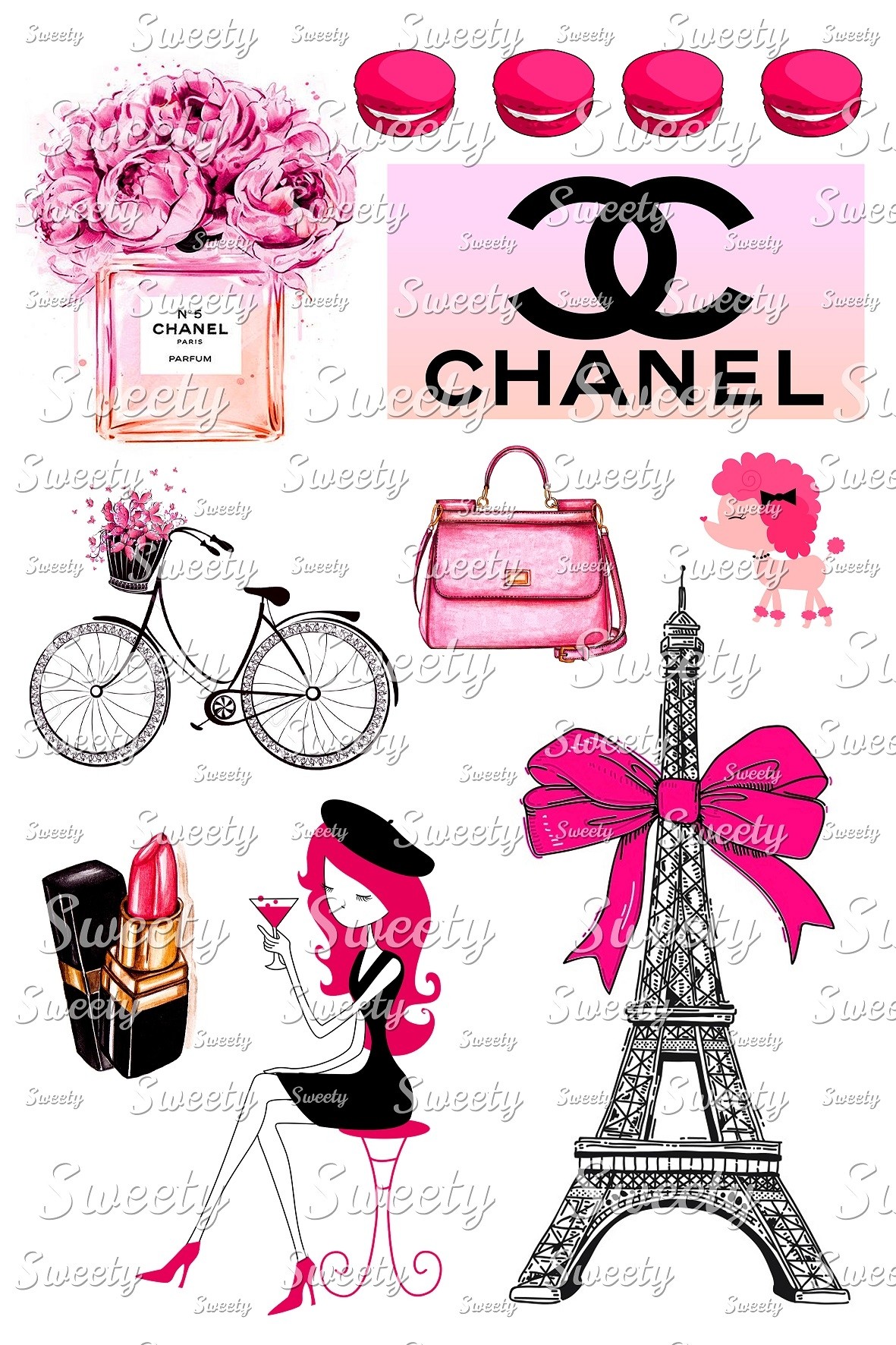 טרנספר לעוגה דגם פריז 59